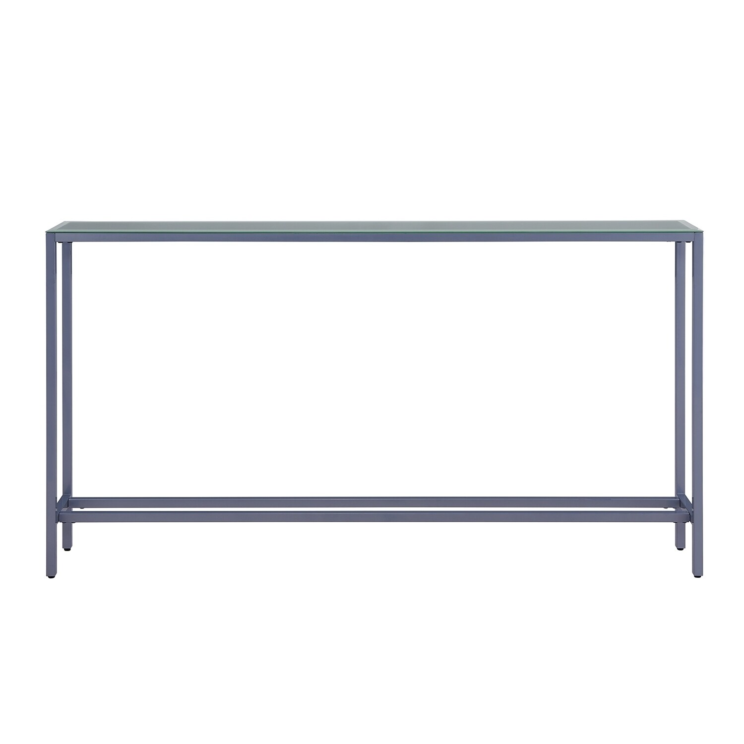 Silver Orchid Ham Long Narrow Console Table with Mirrored Top As Is Item Bed Bath Beyond 31683648