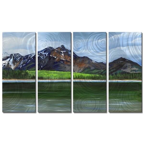 Metal Wall Art Pyramid Lake Glen Frear - Bed Bath & Beyond - 18174600