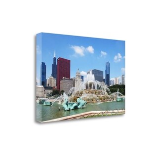 Buckingham Fountain By Jessica Levant, Gallery Wrap Canvas - Bed Bath ...