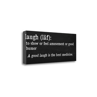 Laugh Definition By Anna Quach, Gallery Wrap Canvas - Bed Bath & Beyond ...