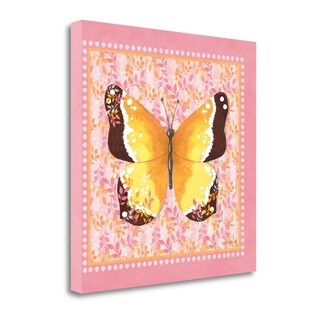 Yellow Butterfly By Kathy Middlebrook, Gallery Wrap Canvas - Bed Bath ...