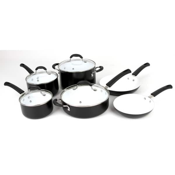 Oneida 10 Pc. Ceramic Cookware Set 35008 - Bed Bath & Beyond - 18236076