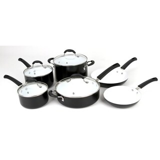 Oneida 10 Pc. Ceramic Cookware Set 35008 - Bed Bath & Beyond - 18236076