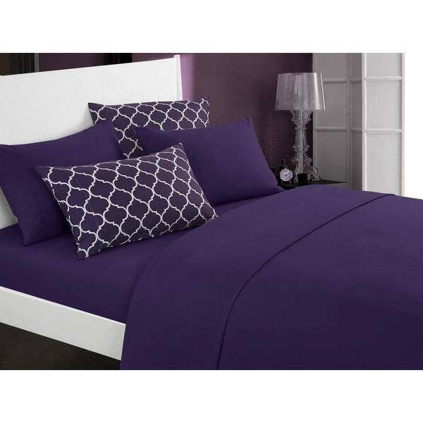 Chic Home Tymon Super Soft Sheet Set, 12 Piece - Bed Bath & Beyond ...