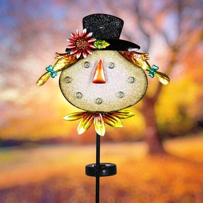 Solar Scarecrow Marquee Garden Stake - Overstock - 18239146