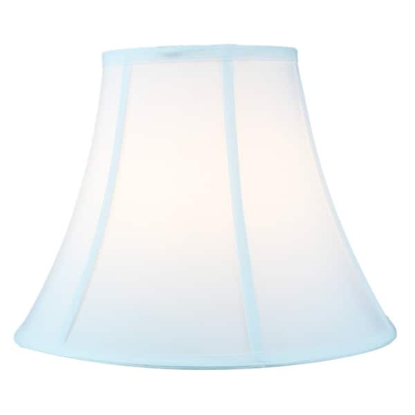 7x14x11 White Bell Shantung Lampshade - On Sale - Bed Bath & Beyond ...