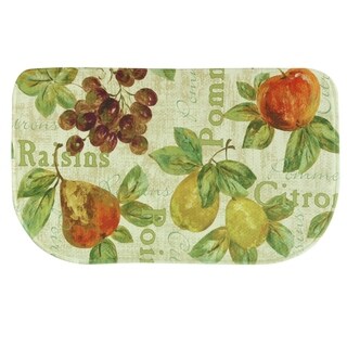 Printed Memory Foam Rustic Fruit II Kitchen Rug by Bacova - Bed Bath ...