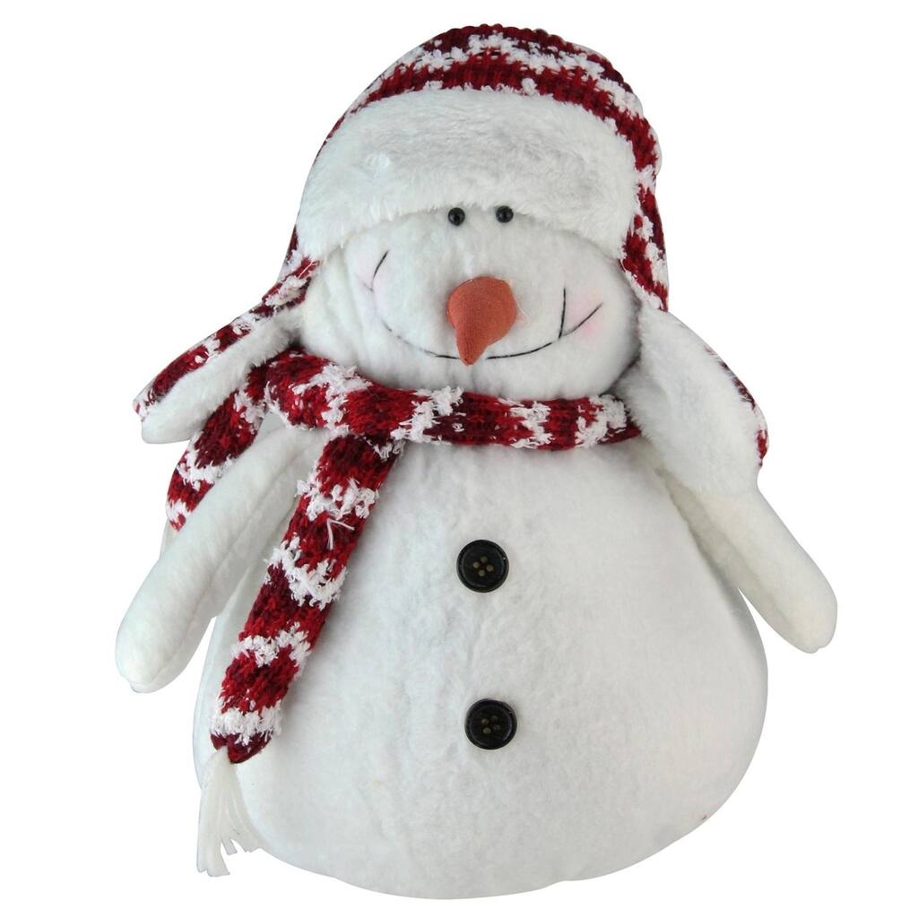 11" "Let it Snow" Arctic Apple Snowman Figurine - Overstock - 18525370