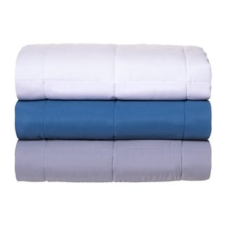 Brookstone Temperature Regulating Outlast Microfiber Blanket - Bed Bath ...