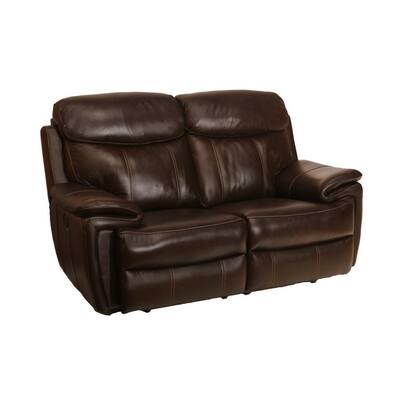 Sundale Leather Recliner Loveseat - Overstock - 18544639