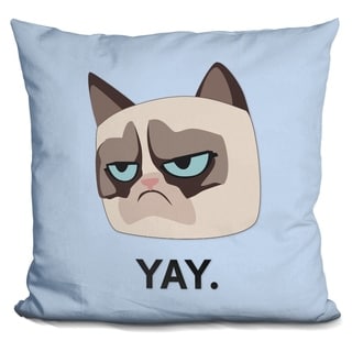 Lilipi Yay-Grumpy Cat Decorative Accent Throw Pillow - Bed Bath ...