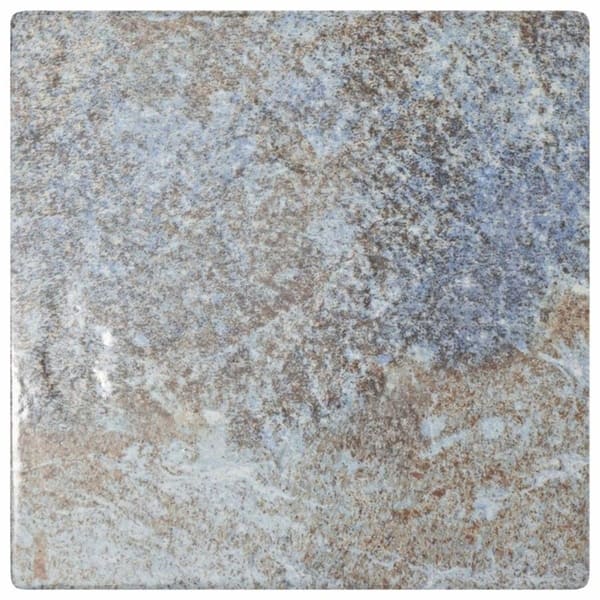 Merola Tile 6x6-inch Oceano Azul Sea Porcelain Floor and Wall Tile (30 ...