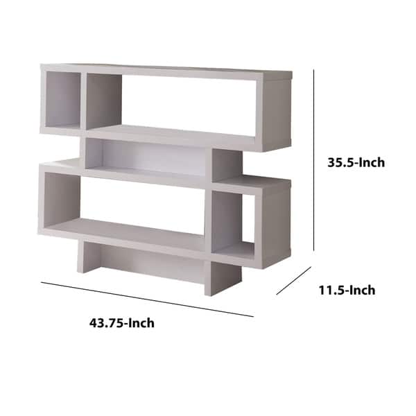 Alluring 2-Tier Wooden Display Cabinet, White - Bed Bath & Beyond ...