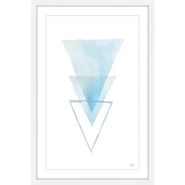 'Inverted Iceberg' Framed Painting Print - Multi-Color - Bed Bath ...