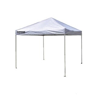 Quik Shade Marketplace 10 x 10 Ft. Straight Leg Canopy White Cover ...