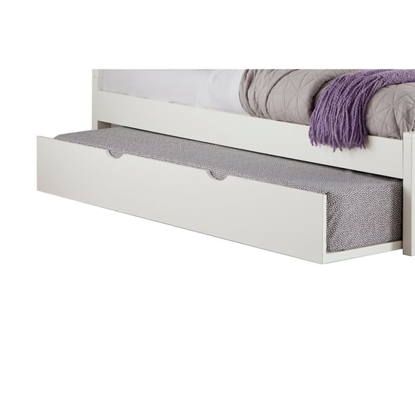 Hillsdale Pulse White L-Shape Twin Platform Beds with Storage and ...