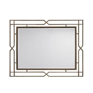Postscript Antique Brass Rectangular Mirror - Bed Bath & Beyond - 18704652