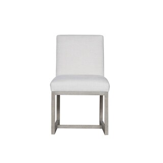 Modern White and Flint Carter Side Chair - Bed Bath & Beyond - 18705251