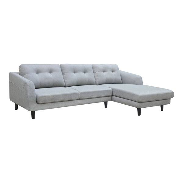 Aurelle Home Ragnar Mid Century Modern Sectional Sofa Bed Bath