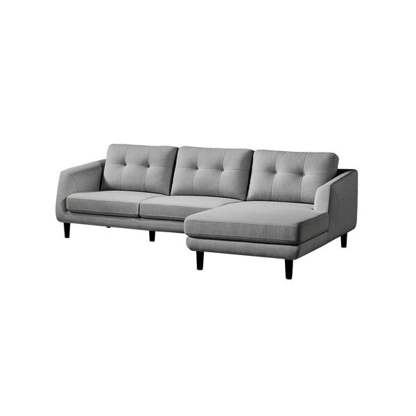 Aurelle Home Ragnar Mid Century Modern Sectional Sofa Bed Bath