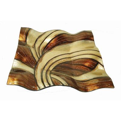 D'Lusso Designs Large Square Plate Bonet Design - Overstock - 18753987