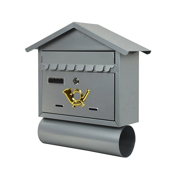 ALEKO Wall Mounted Mail Box Retrieval Door and Newspaper Compartment ...