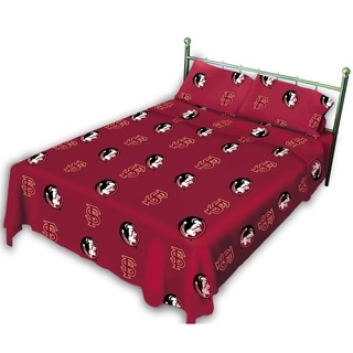Florida State Seminoles 100% Cotton Sheet Set - Bed Bath & Beyond ...
