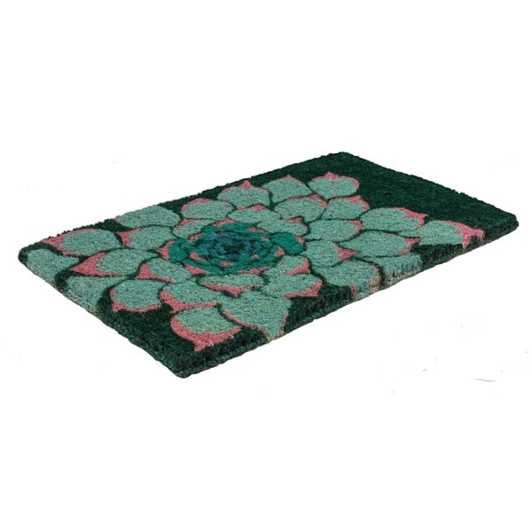 Entryways Succulent Handwoven Coconut Fiber Doormat - On Sale - Bed ...