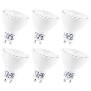 Led gu10, 3000k, 35°, cri80, ul, 7w, 50w equivalent, 25000hrs, lm510 ...