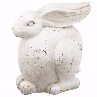 Cute Sitting Rabbit figurine, White - Bed Bath & Beyond - 18841082