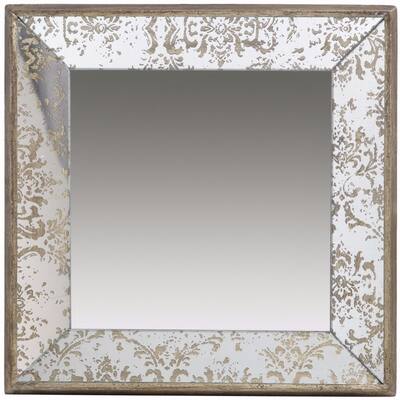 Captivating Square Hanging Mirror - clear - Overstock - 18841117