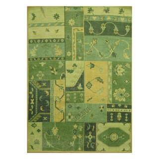 Handmade One-of-a-Kind Wool Rug (India) - 5'4 x 7'5 - Bed Bath & Beyond ...