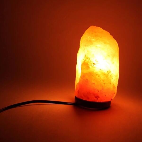 Crystal Wall Salt Light Natural Salt Rock Table Lamp Warm White - Bed ...