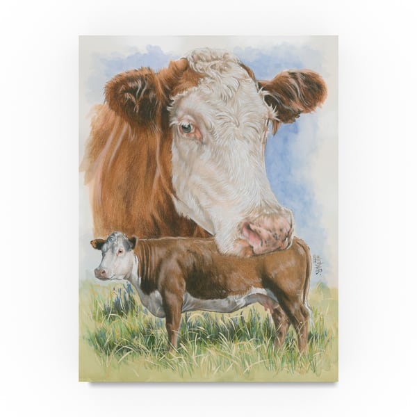 Barbara Keith 'Hereford' Canvas Art - Bed Bath & Beyond - 18967573