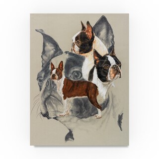Barbara Keith 'Boston Terrier Portrait' Canvas Art - Bed Bath & Beyond ...