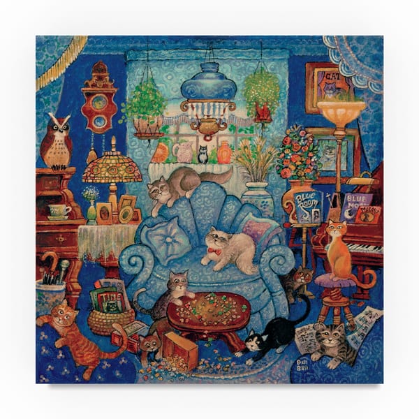 Bill Bell 'Domestic Cats' Canvas Art - Bed Bath & Beyond - 18968743