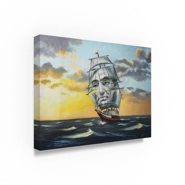 D. Rusty Rust 'Uss Lincoln Illusion' Canvas Art - Bed Bath & Beyond ...