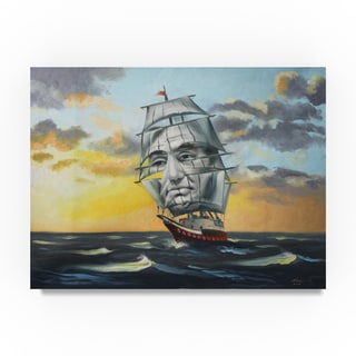D. Rusty Rust 'Uss Lincoln Illusion' Canvas Art - Bed Bath & Beyond ...