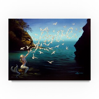 D. Rusty Rust 'Love ' Canvas Art - Bed Bath & Beyond - 18969021