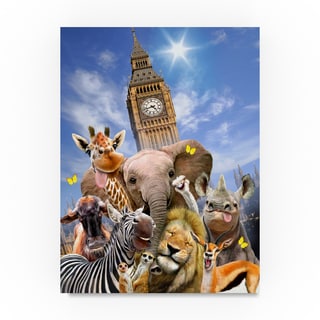 Howard Robinson 'Animals In London' Canvas Art - Bed Bath & Beyond ...