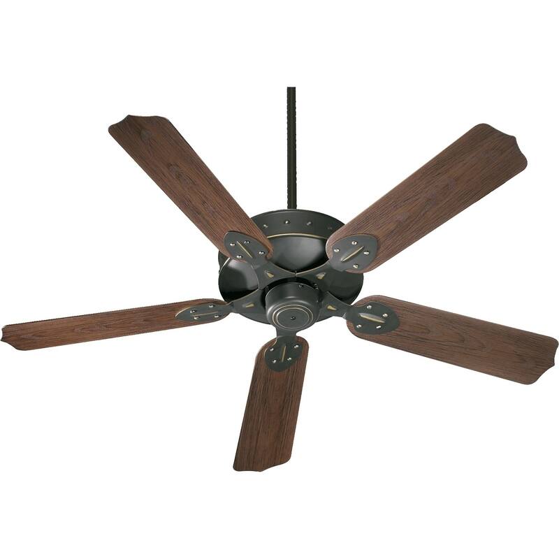Hudson 52" Indoor and Patio Ceiling Fan - Overstock - 19164458