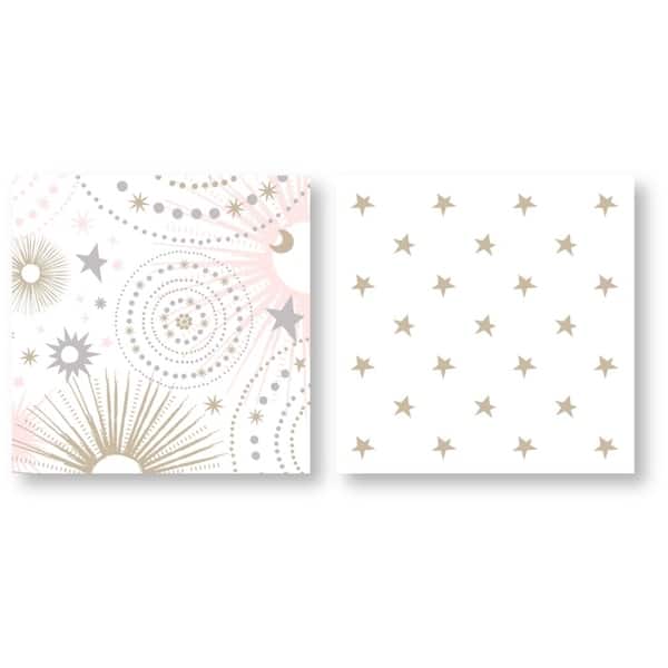 Sweet Jojo Designs Blush Pink, Gold and Grey Star and Moon Celestial ...