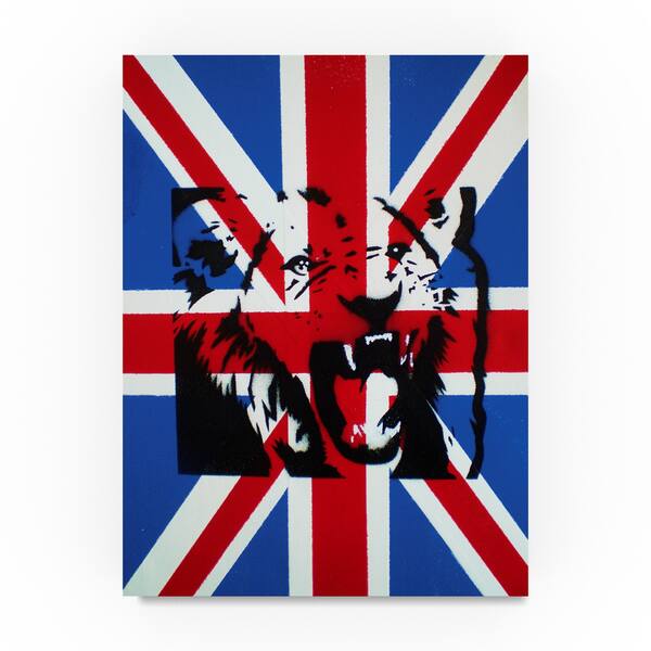 Abstract Graffiti 'Pride' Canvas Art - Bed Bath & Beyond - 19207624