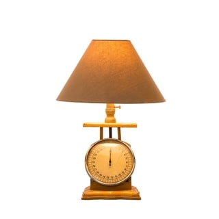 Glitzhome Wooden Electronic Scale Table Lamp - Bed Bath & Beyond - 19212588