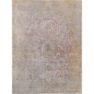 Vintage Overdyes Collection Hand-Knotted Wool Rug (9' 5" X 13' 1") - 9 ...