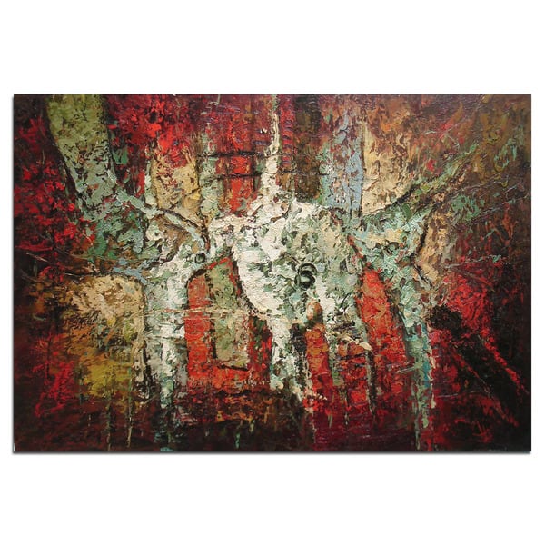 "Roots", Modern Abstract Art, Fine original oil painting on canvas 24 ...