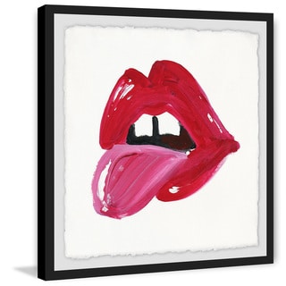 'Raspberry Tongue' Framed Painting Print - Multi-Color - Bed Bath ...