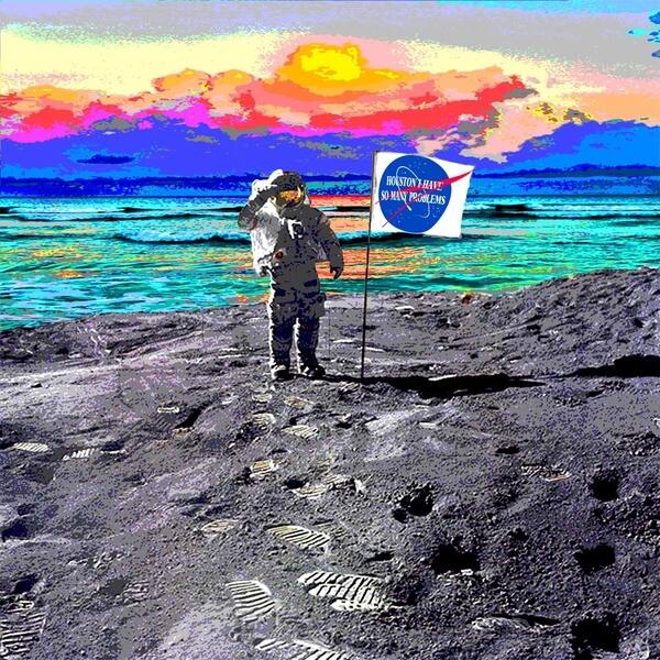 Epic Graffiti "Houston Ground Control" by Monfils, Giclee Canvas Wall ...