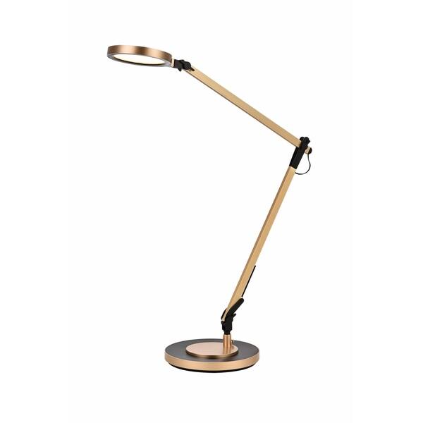 Illumen Collection 1-Light champagne gold Finish LED Desk Lamp - Bed ...