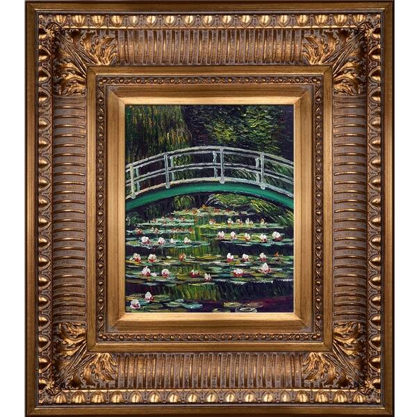 La Pastiche Claude Monet 'The Japanese Bridge' Hand Painted Oil ...